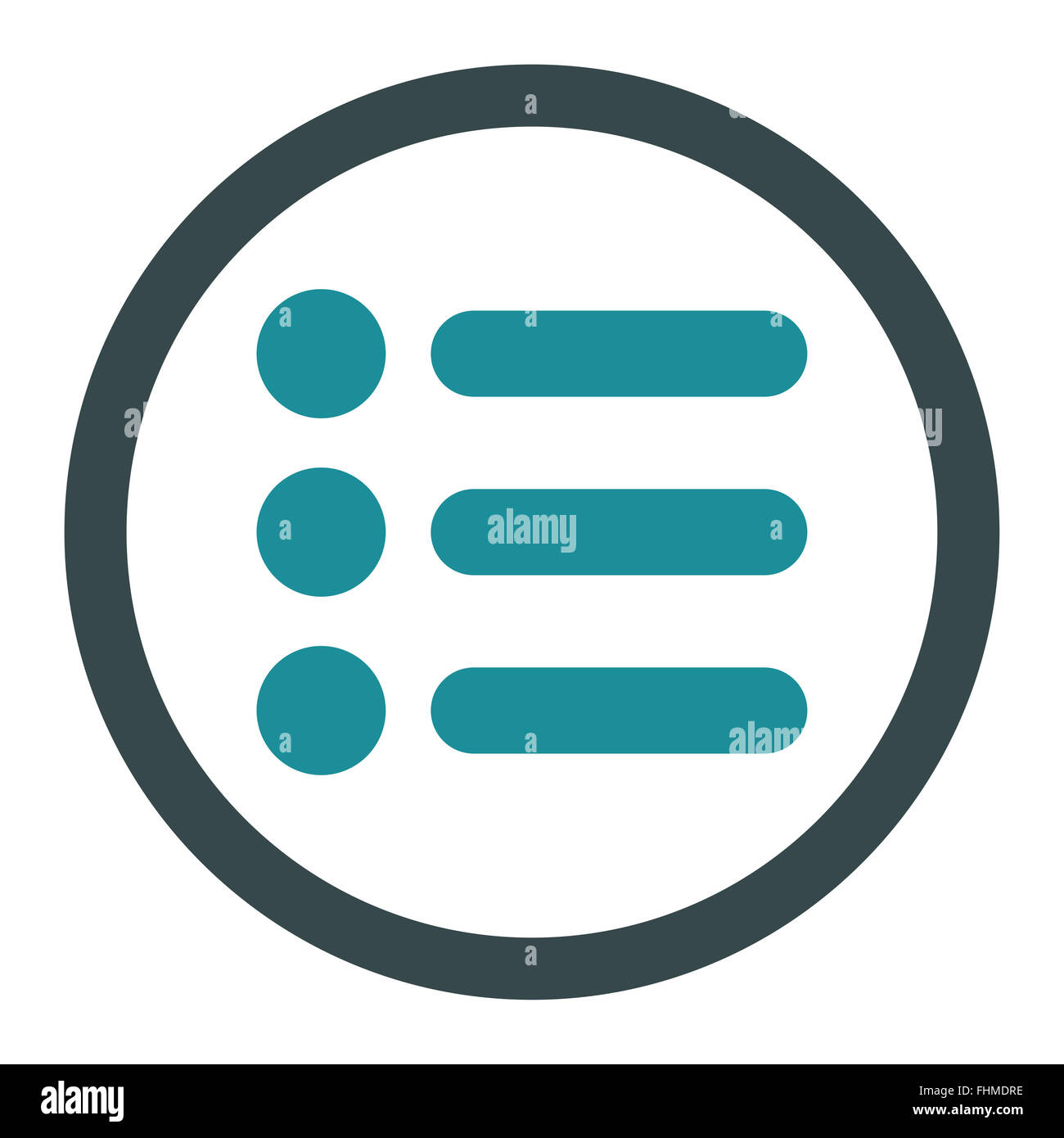 Items flat soft blue colors rounded vector icon Stock Photo - Alamy