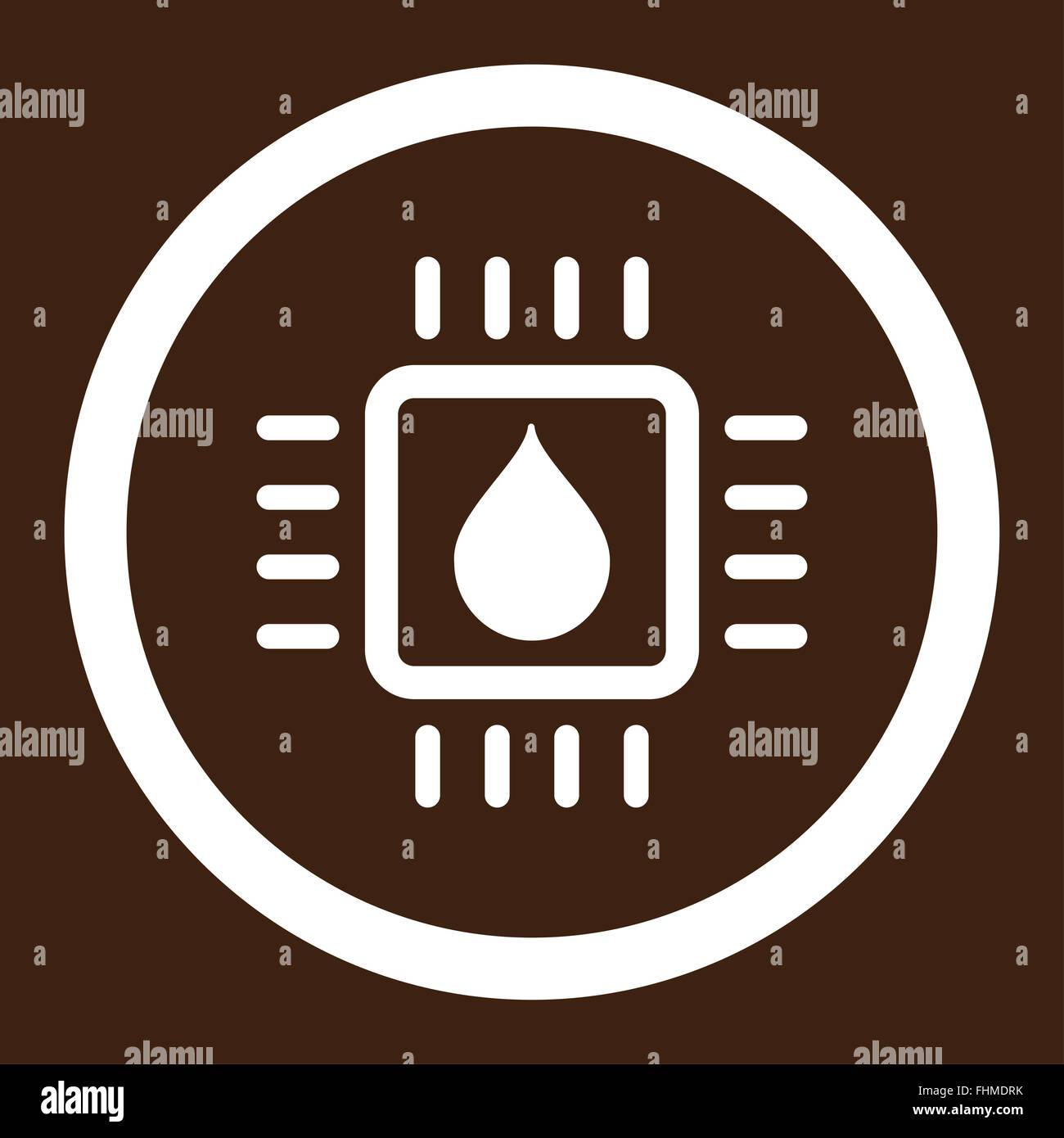 Rounded droplet icon circle hi-res stock photography and images - Alamy