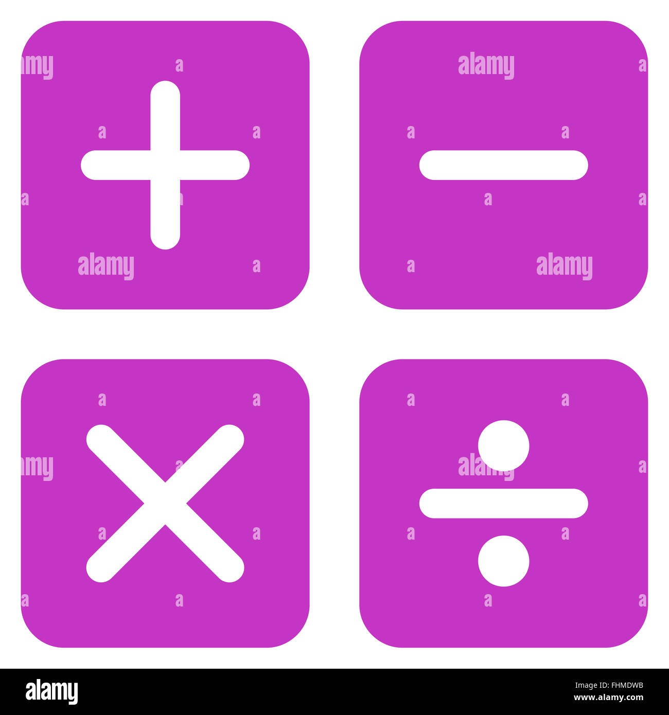 Violet calculator Cut Out Stock Images & Pictures - Alamy