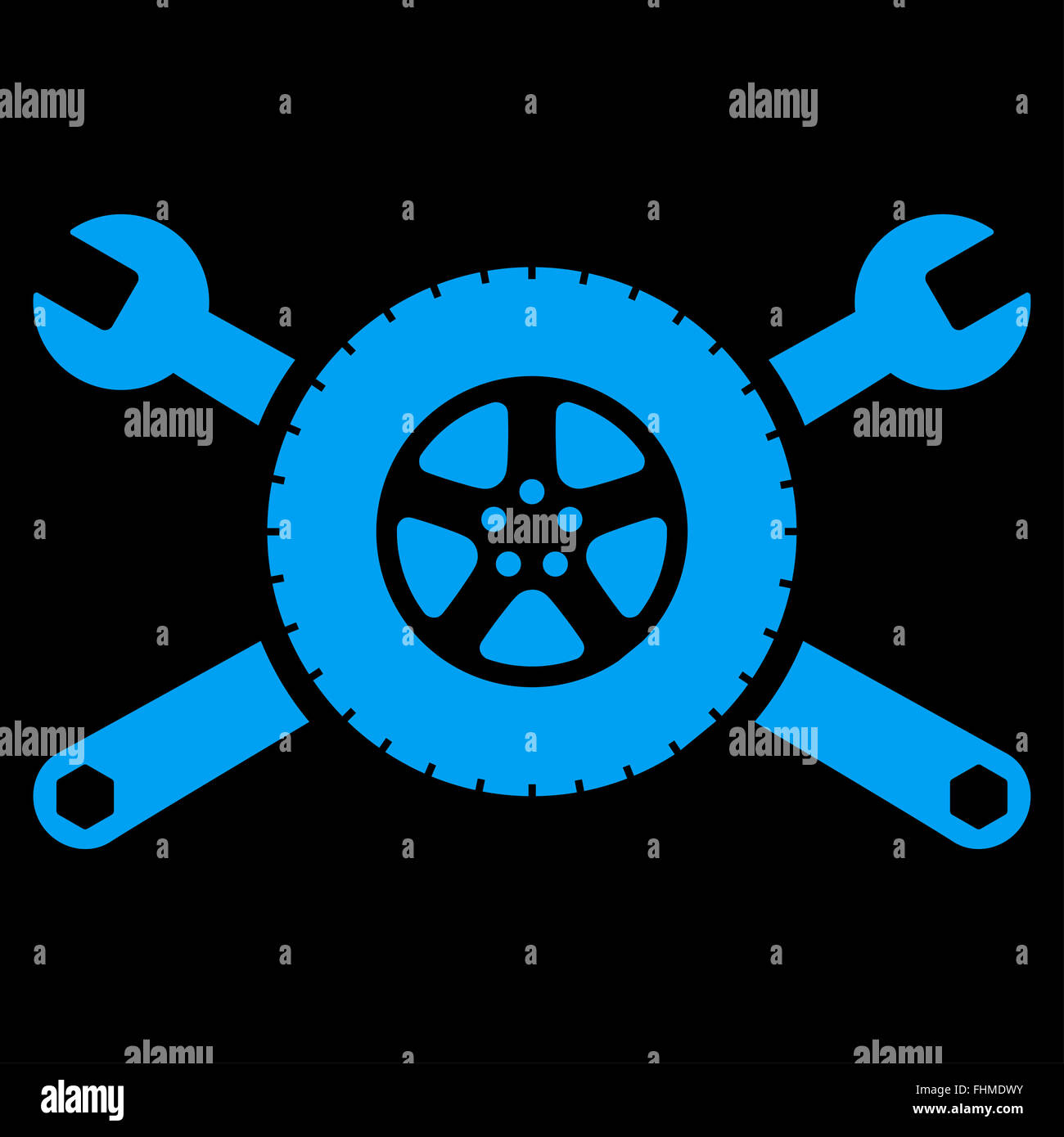 Tire Service Icon Stock Photo - Alamy