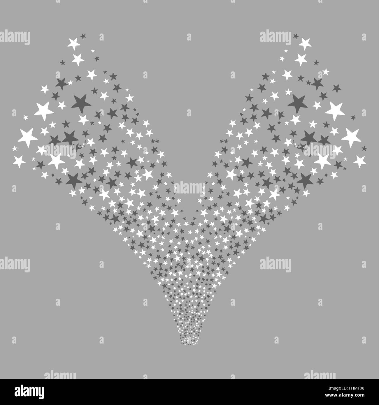 Double Star Fountain Salute Stock Photo - Alamy