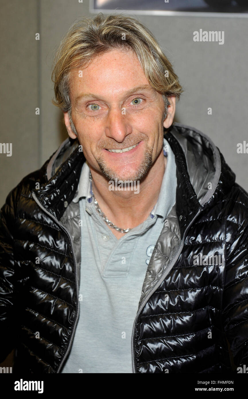 Carl Fogarty attends Collectormania 19 at stadium:mk, Milton Keynes ...