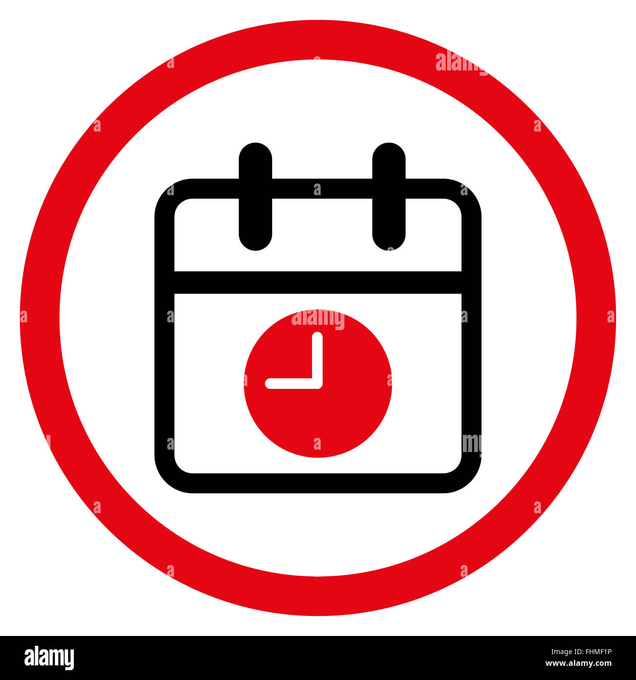Date And Time Icon Stock Photo - Alamy