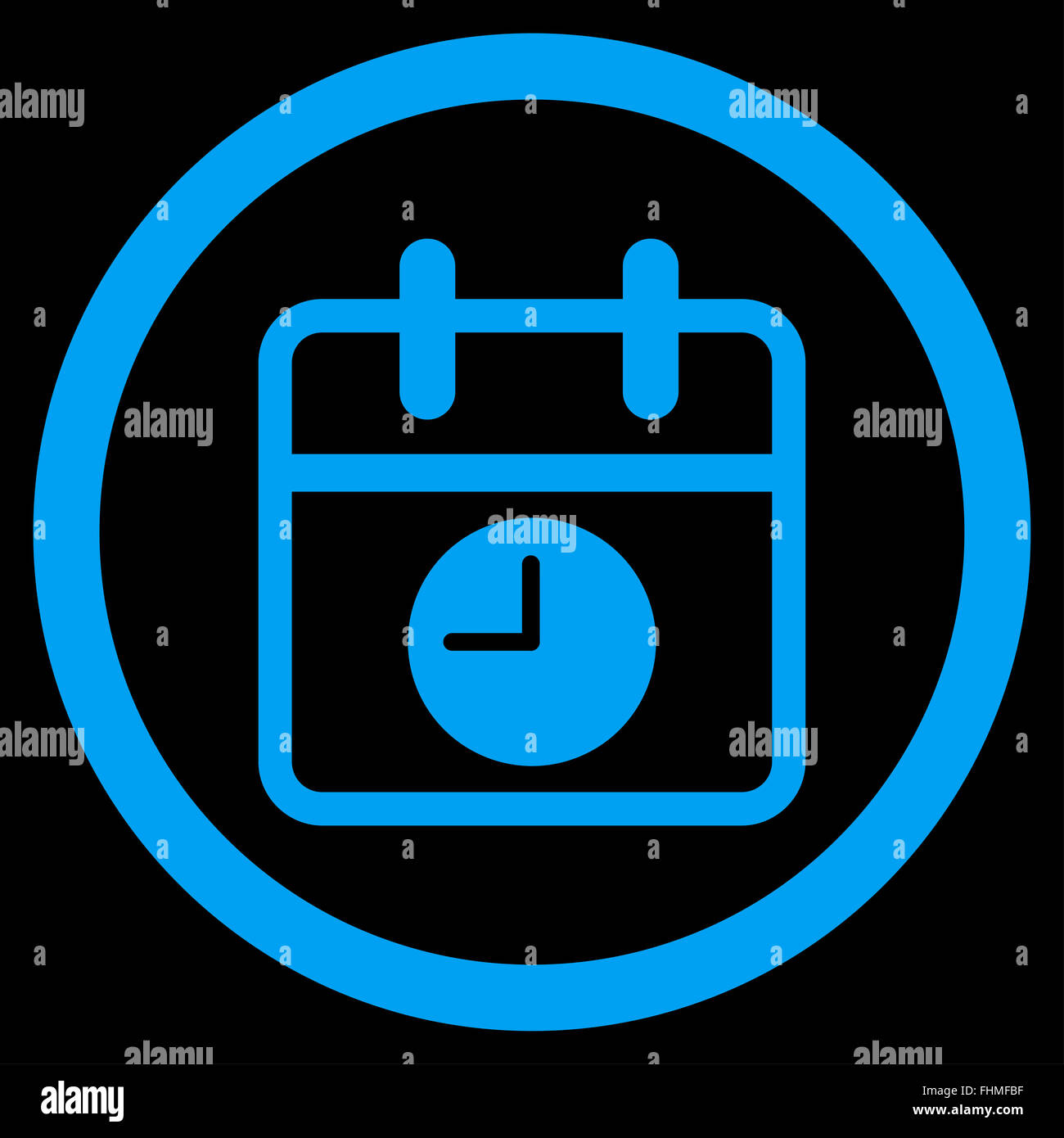 Date And Time Icon Stock Photo - Alamy