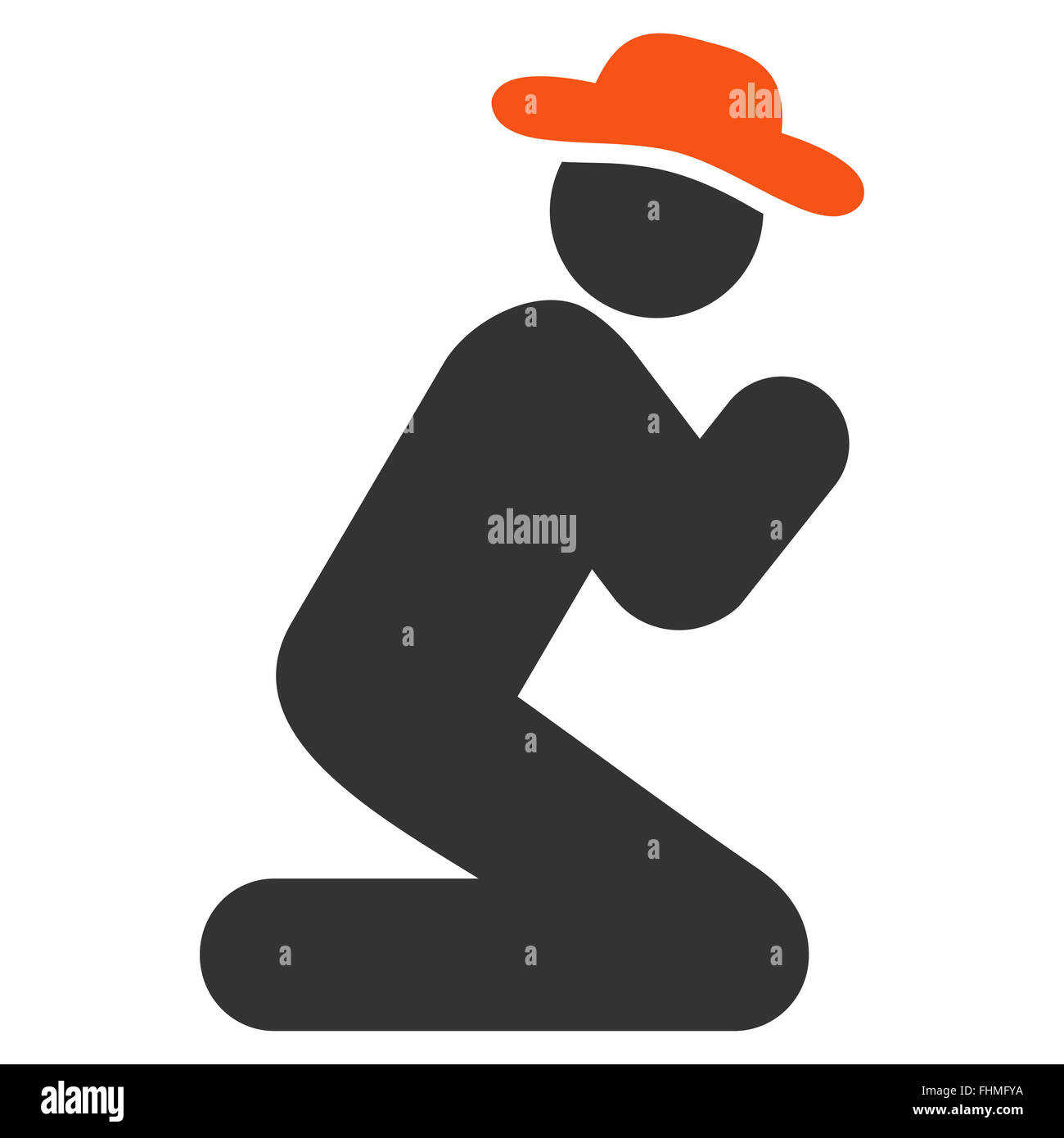 Human Figure Pray Icon Stock Photo - Alamy