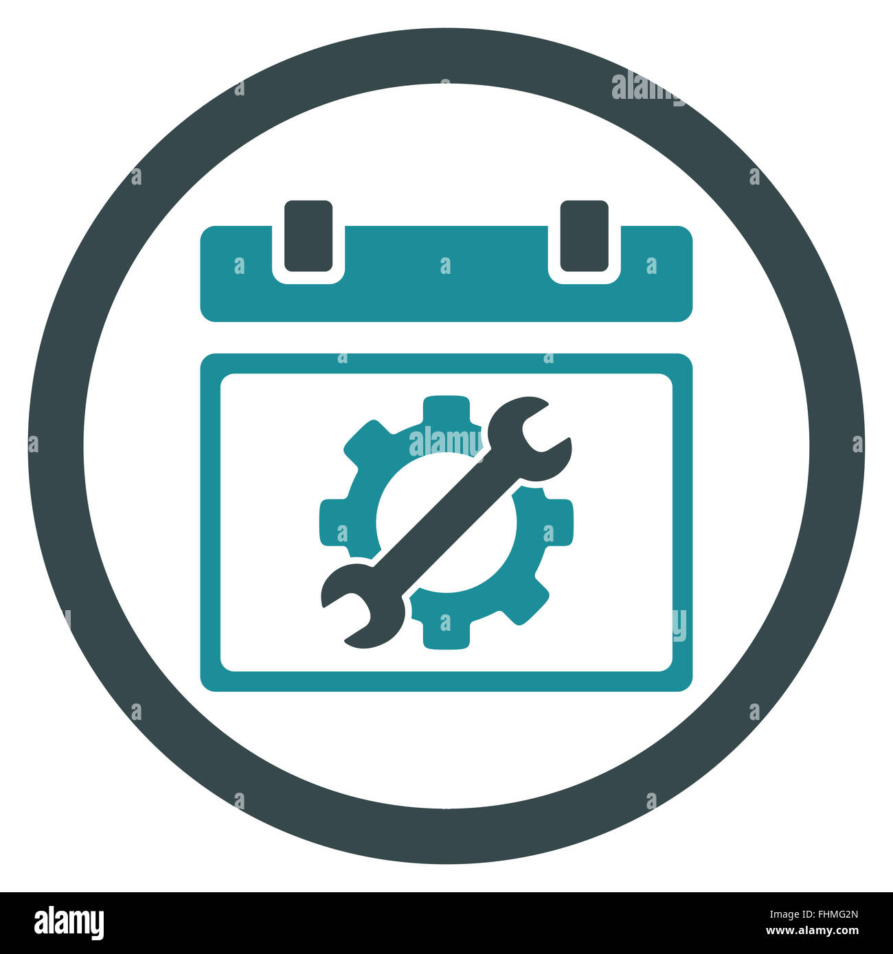 Service Date Icon Stock Photo - Alamy