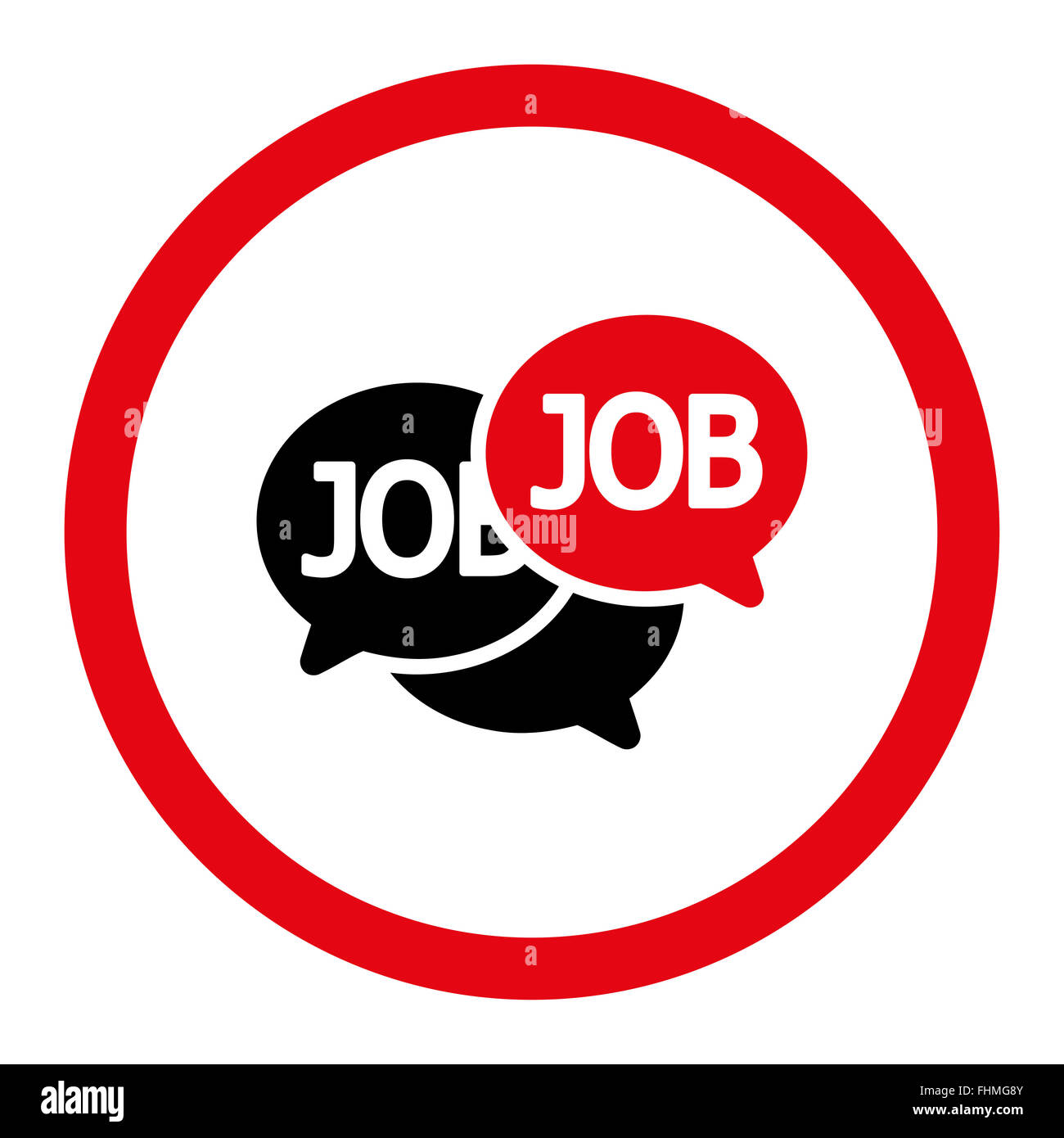 Labor Market icon Stock Photo - Alamy