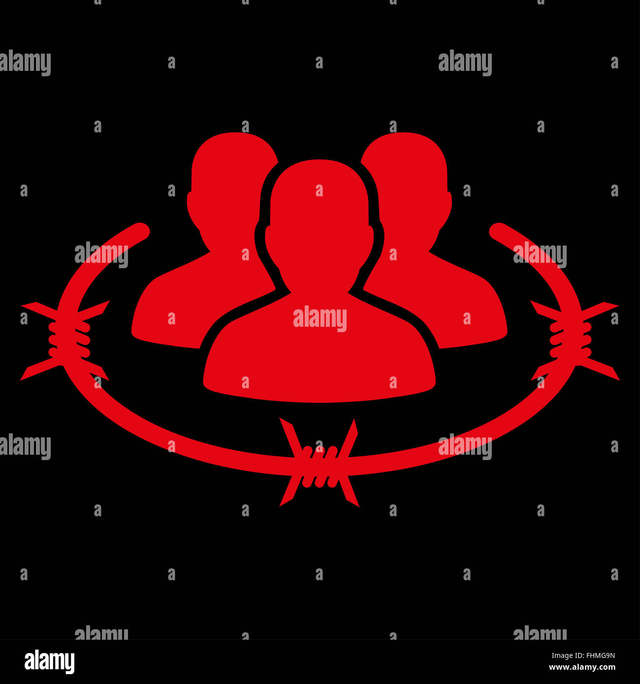 Strict management icon hi-res stock photography and images - Alamy