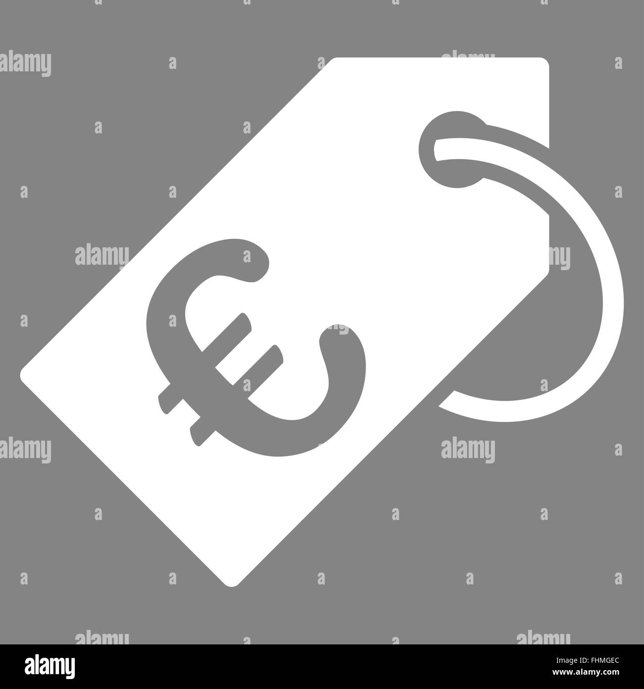Euro Tag Icon Stock Photo - Alamy