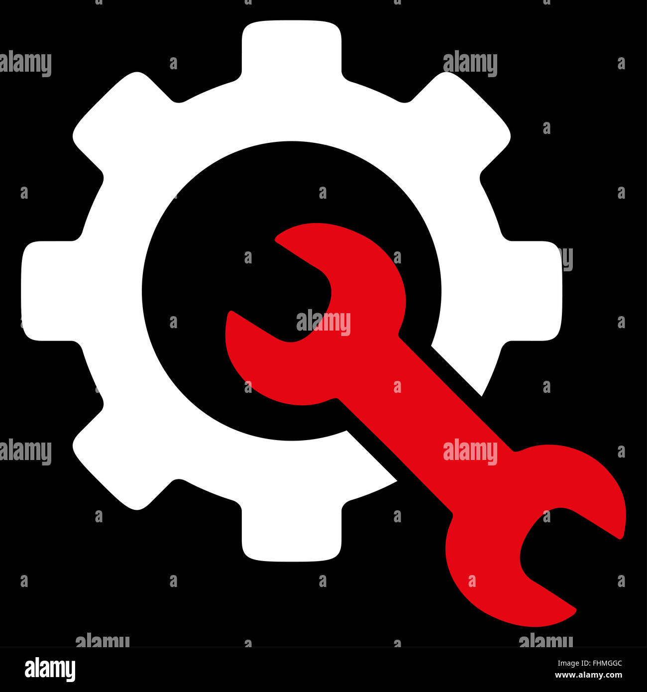 Service Tools Icon Stock Photo - Alamy