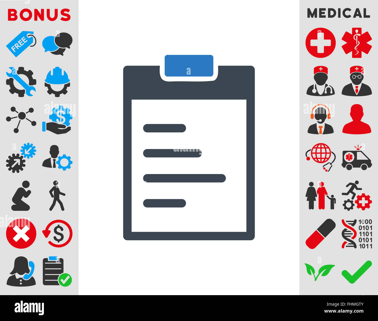 Pad Text Icon Stock Photo - Alamy