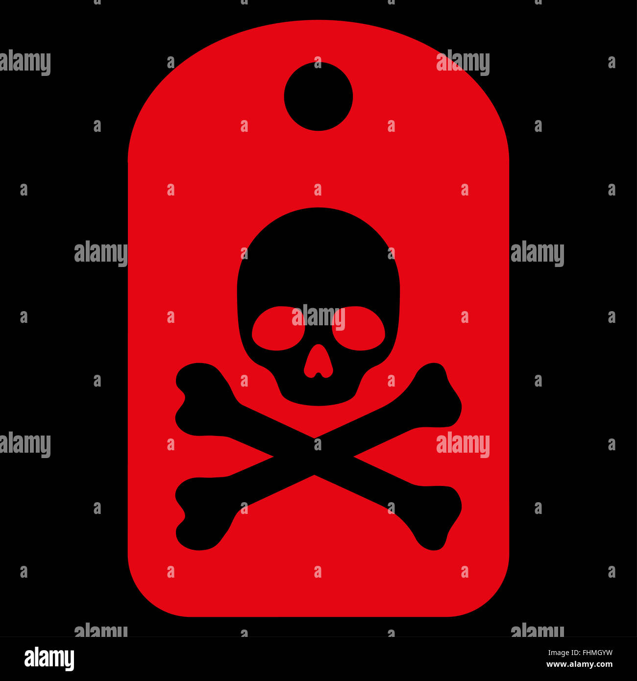 Death Sticker Icon Stock Photo - Alamy