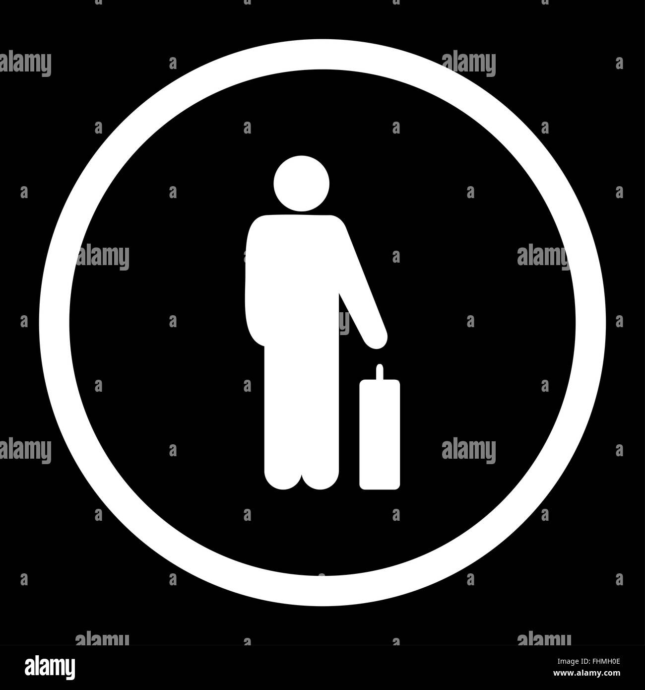 Man holiday briefcase Black and White Stock Photos & Images - Alamy