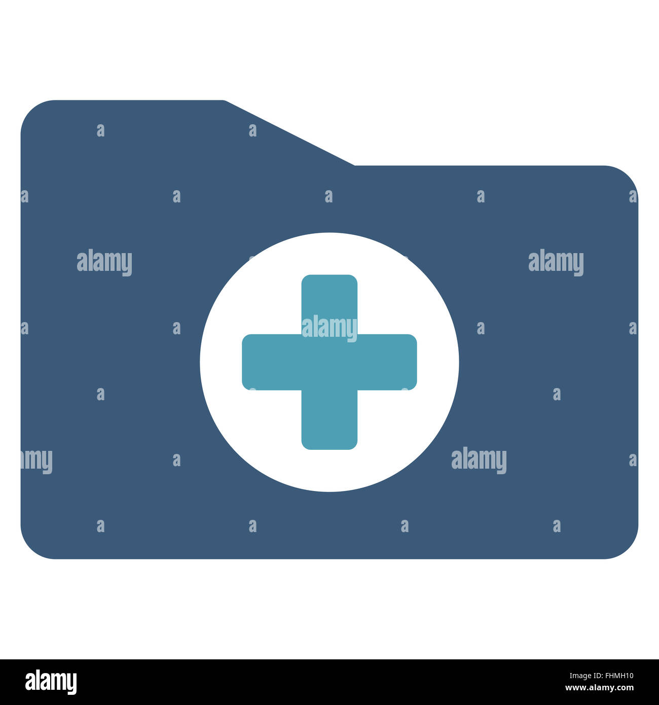 Medical Folder Icon Stock Photo - Alamy