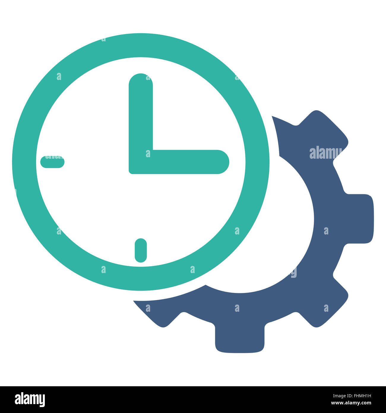 Time Setup Icon Stock Photo - Alamy