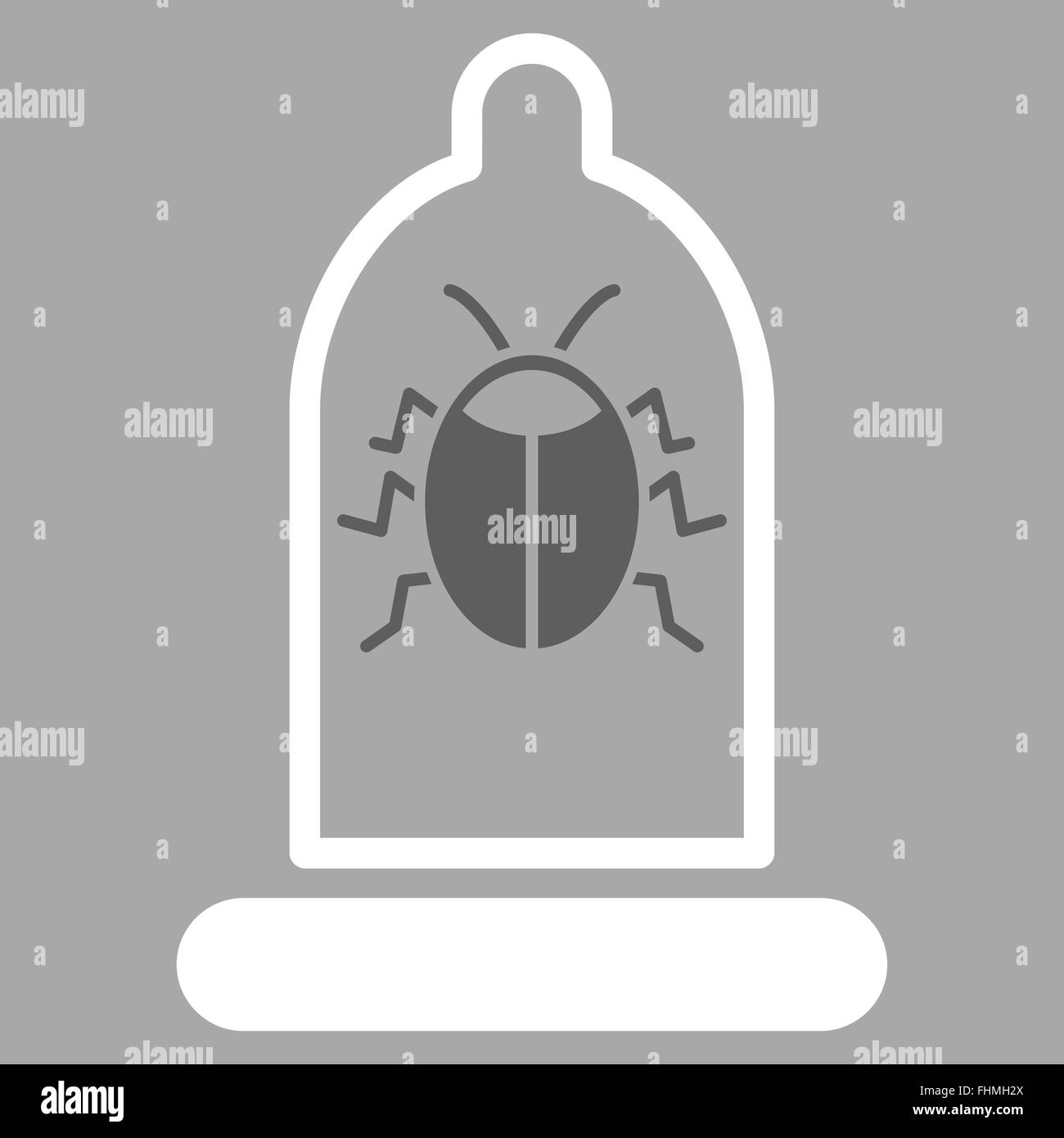 Bug Protection Icon Stock Photo - Alamy
