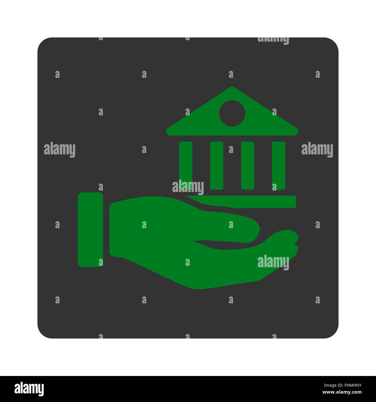 Bank Service Icon Stock Photo - Alamy