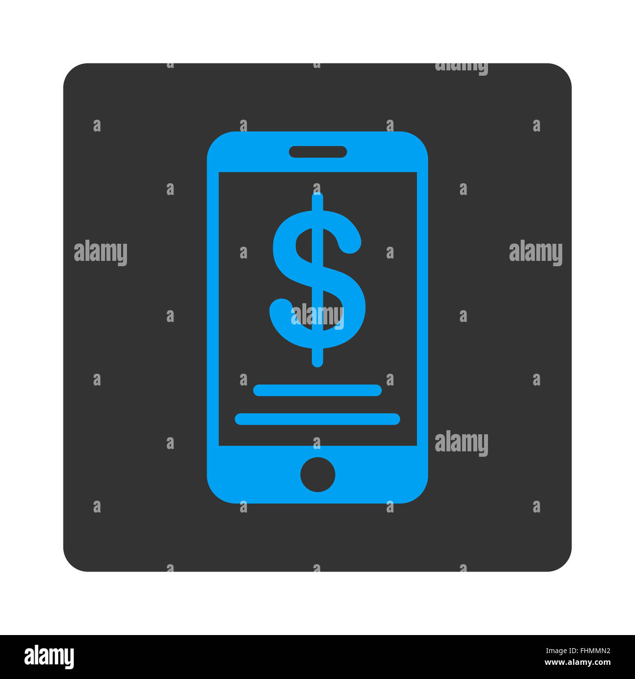Mobile Wallet Icon Stock Photo - Alamy
