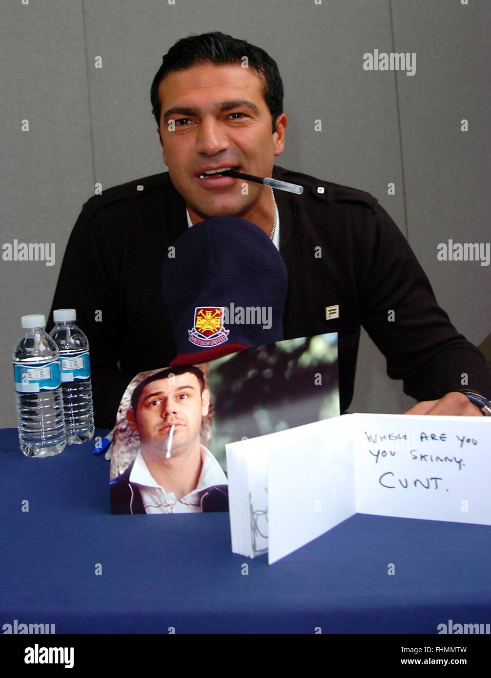 TAMER HASSAN at collectormania milton keyens Stock Photo - Alamy