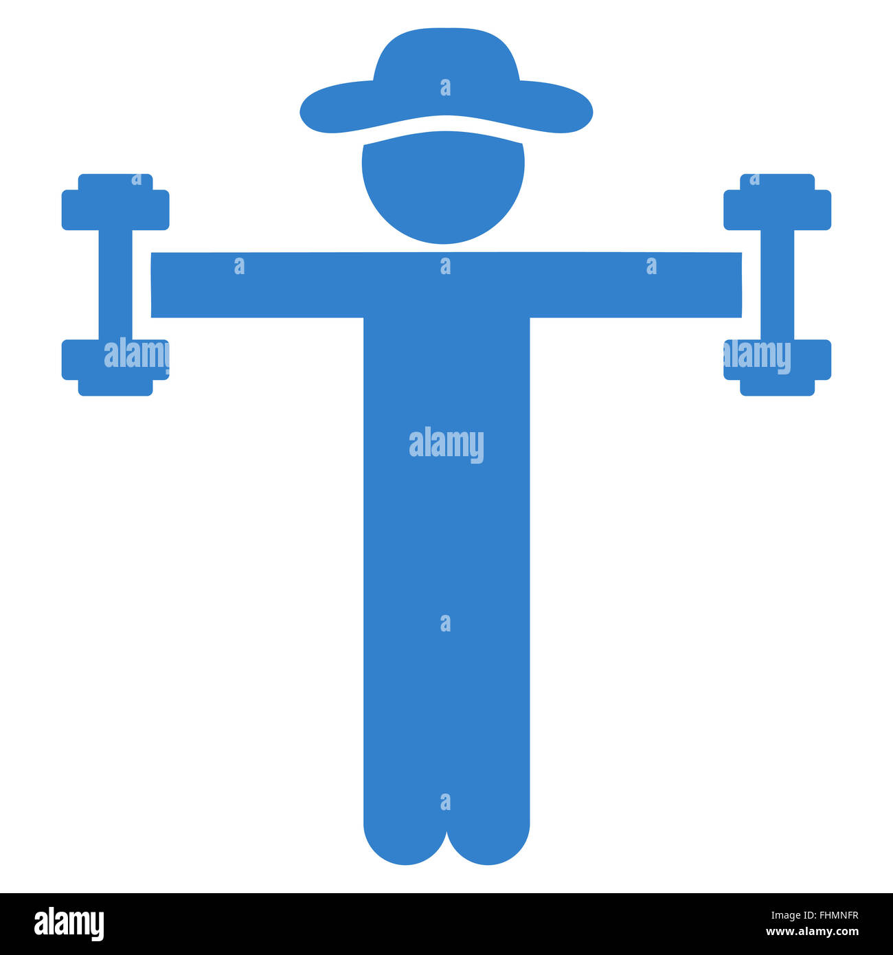 User Fitness Icon Stock Photo - Alamy