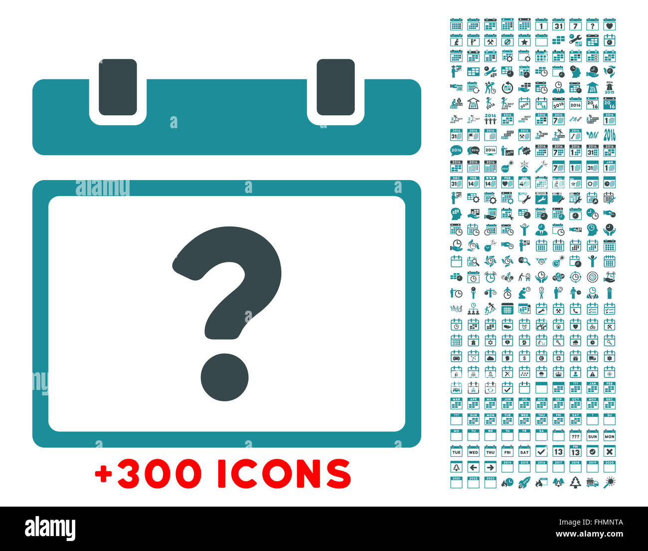 Unknown Date Icon Stock Photo - Alamy