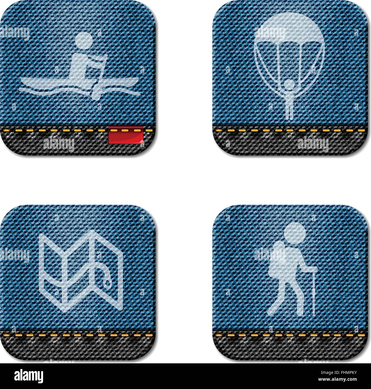 Active recreation icon set Stock Vector Image & Art - Alamy