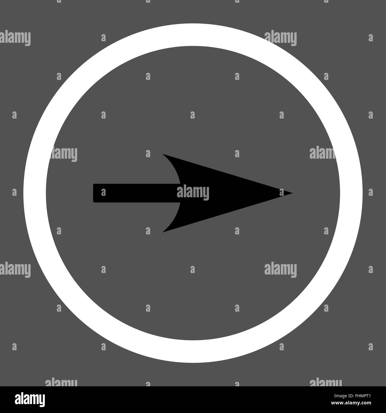 Arrow Axis X flat black and white colors rounded vector icon Stock ...