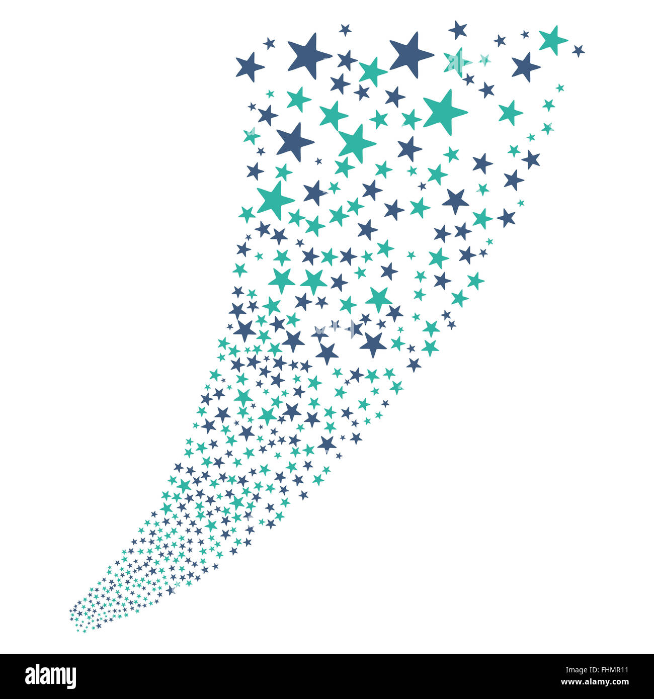 Pyrotechnic Star Salute Stream Stock Photo - Alamy