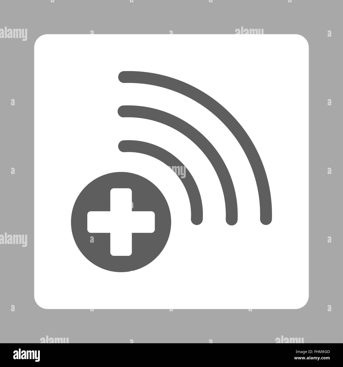 Medical Source Flat Button Stock Photo - Alamy
