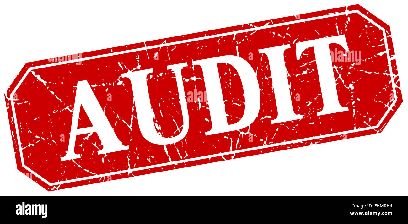 Audit square isolated sign hi-res stock photography and images - Alamy