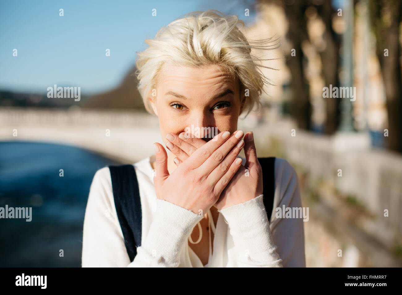 Italy verona portrait blond woman hi-res stock photography and images ...