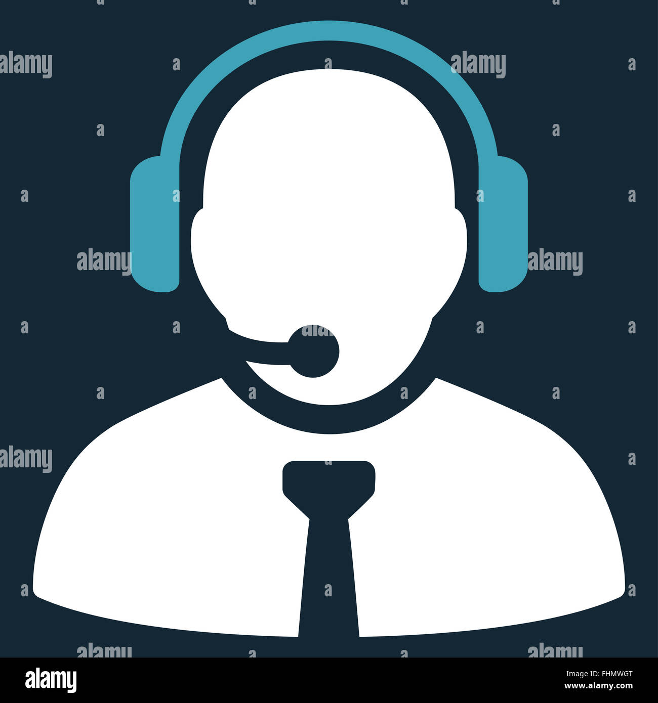 Support Manager Icon Stock Photo - Alamy