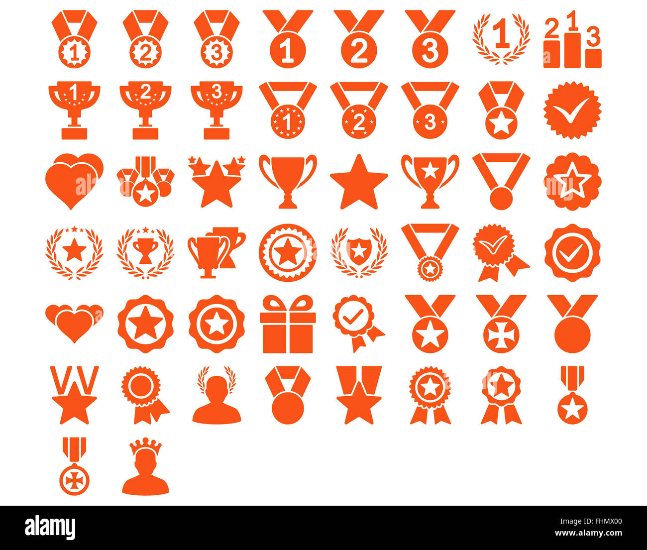 Competition and Awards Icons Stock Photo - Alamy