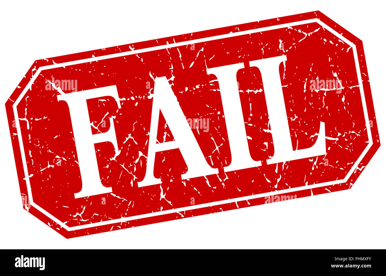 Square grunge red fail stamp hi-res stock photography and images - Alamy
