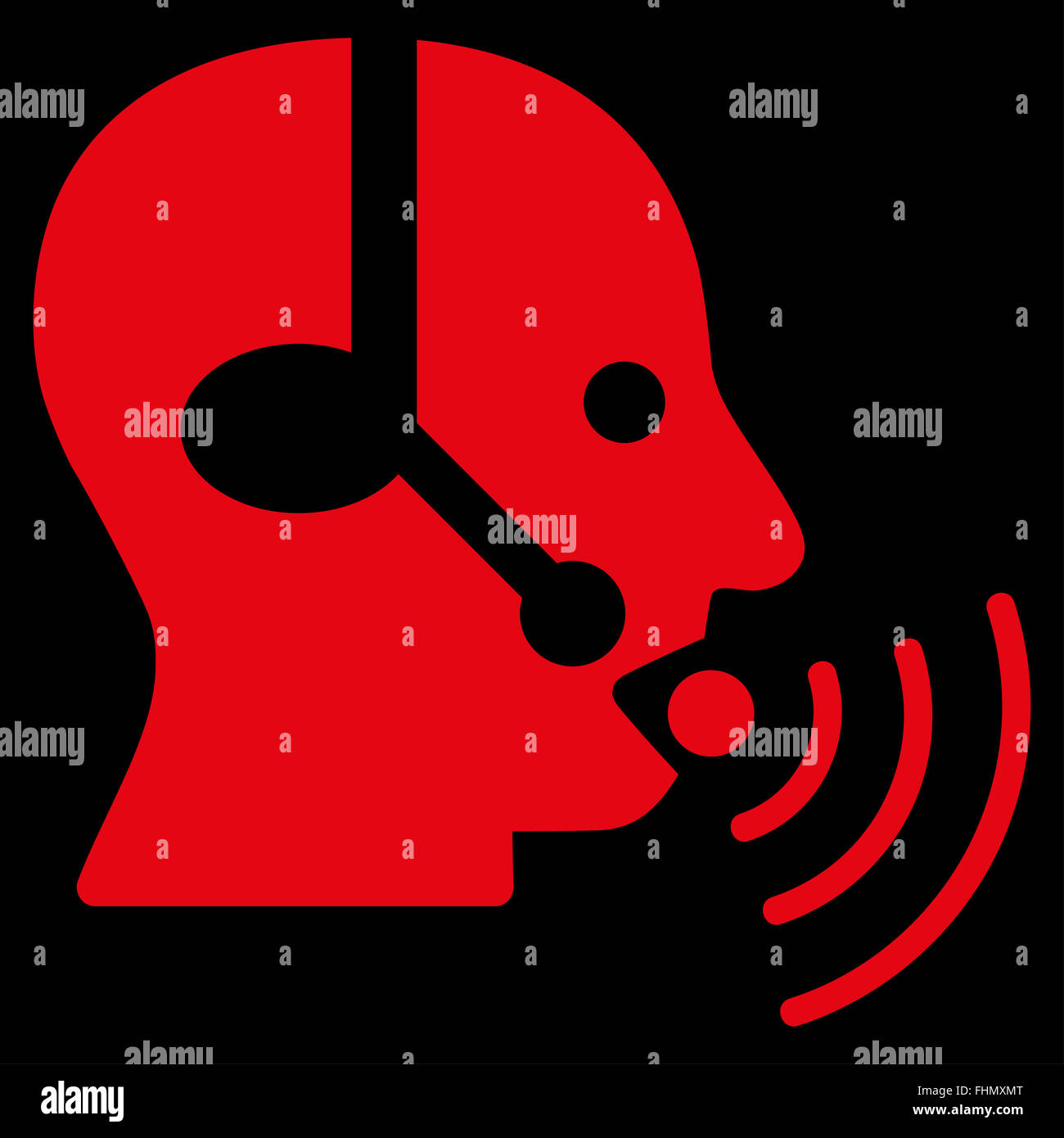 Operator Signal Icon Stock Photo - Alamy