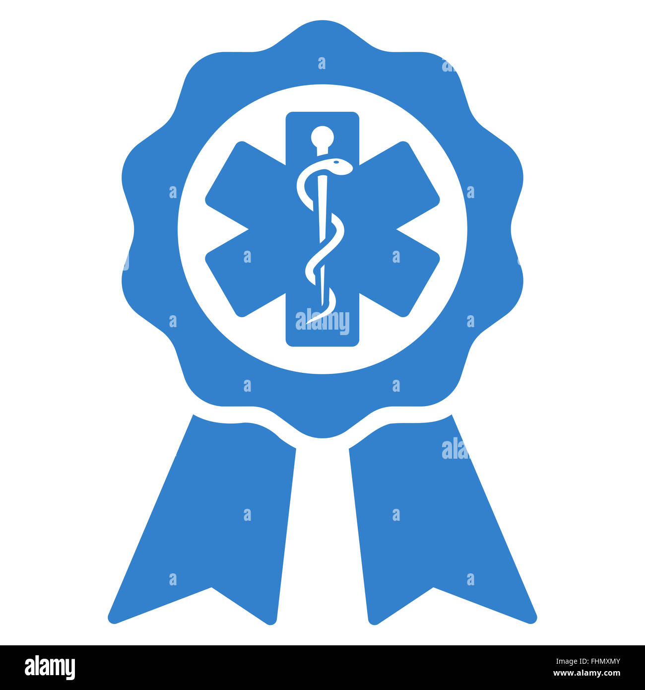 Medical Seal Icon Stock Photo - Alamy