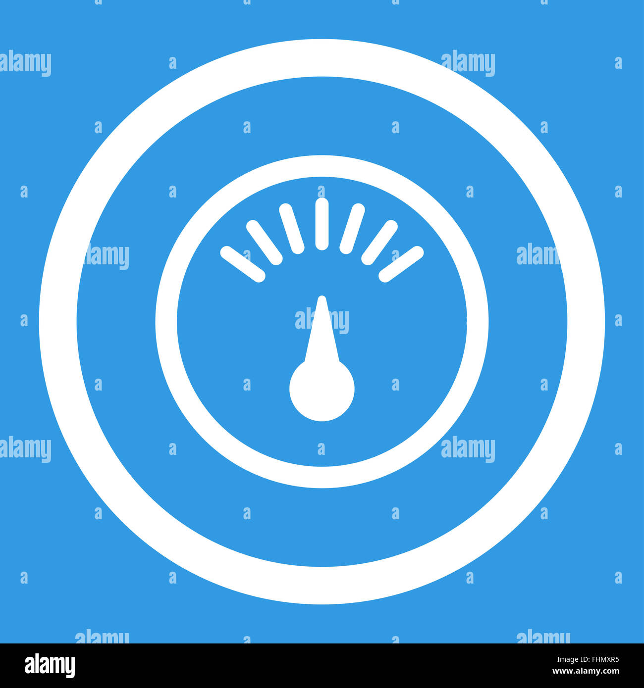Meter Rounded Vector Icon Stock Photo - Alamy