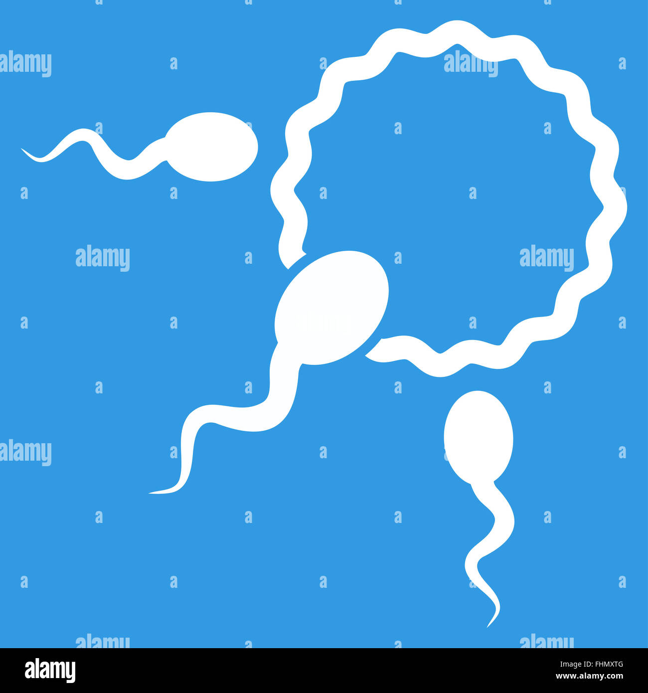 Fertilization Flat Icon Stock Photo - Alamy