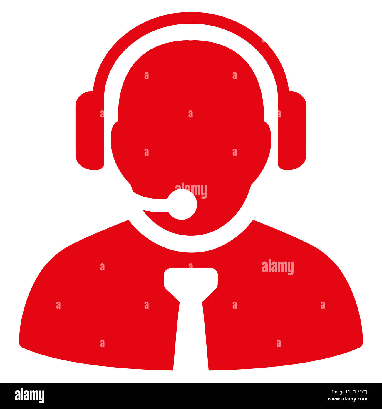 Support Manager Icon Stock Photo - Alamy