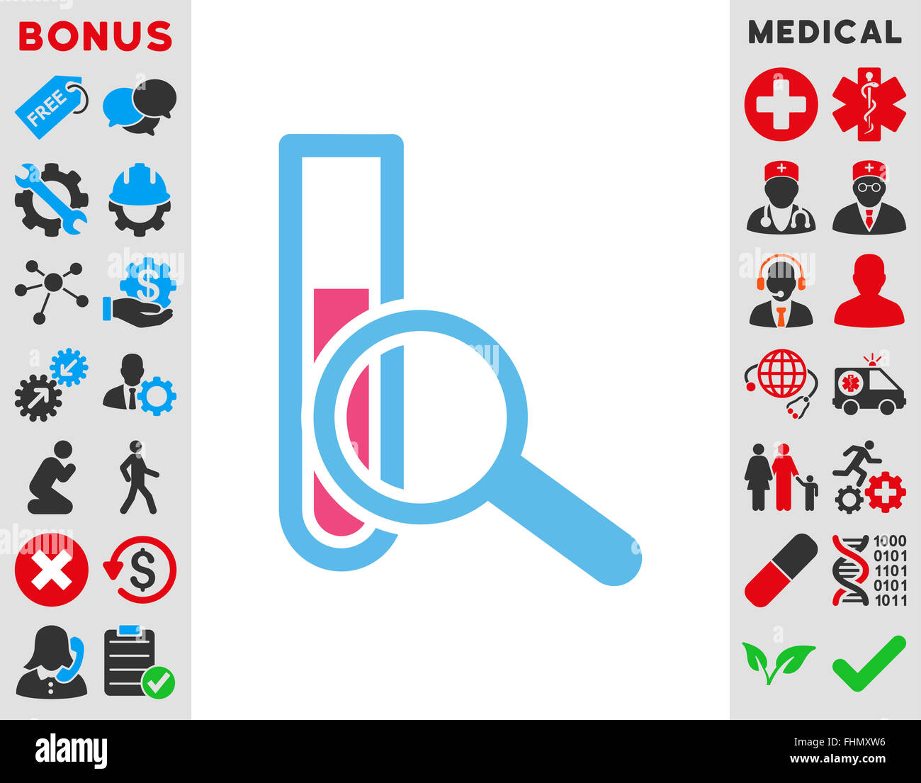 Chemical Test Icon Stock Photo - Alamy