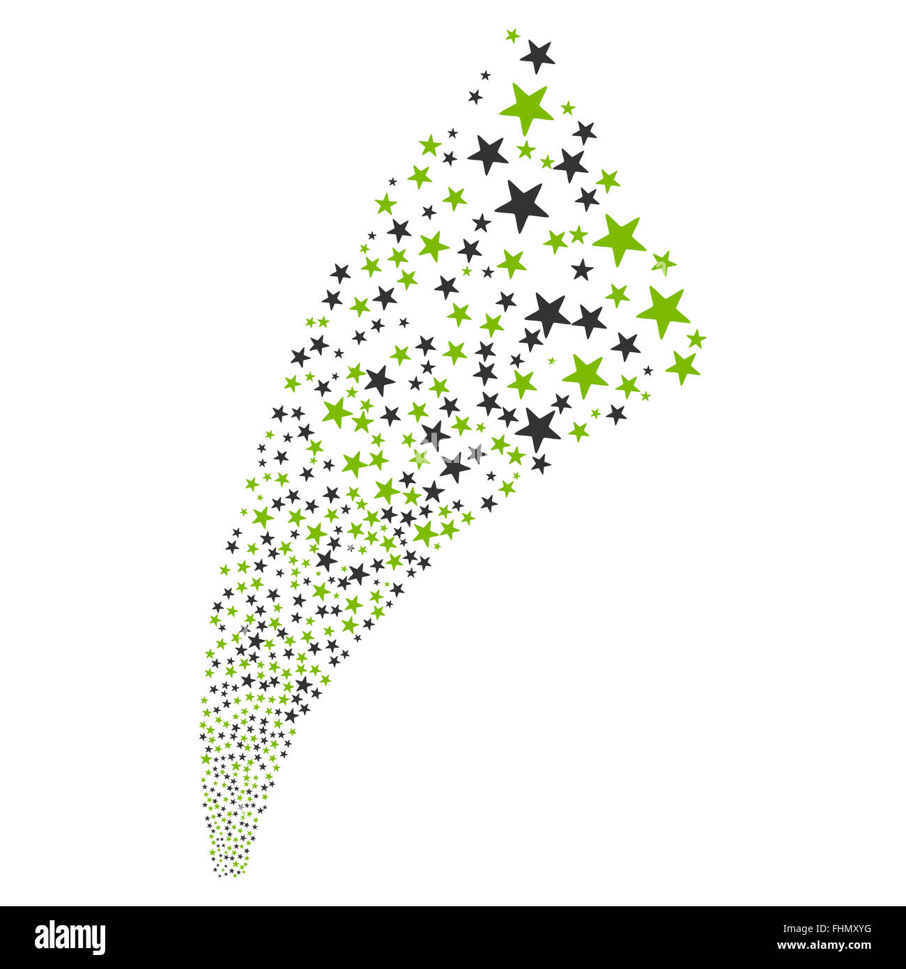 Pyrotechnic Star Salute Stream Stock Photo - Alamy