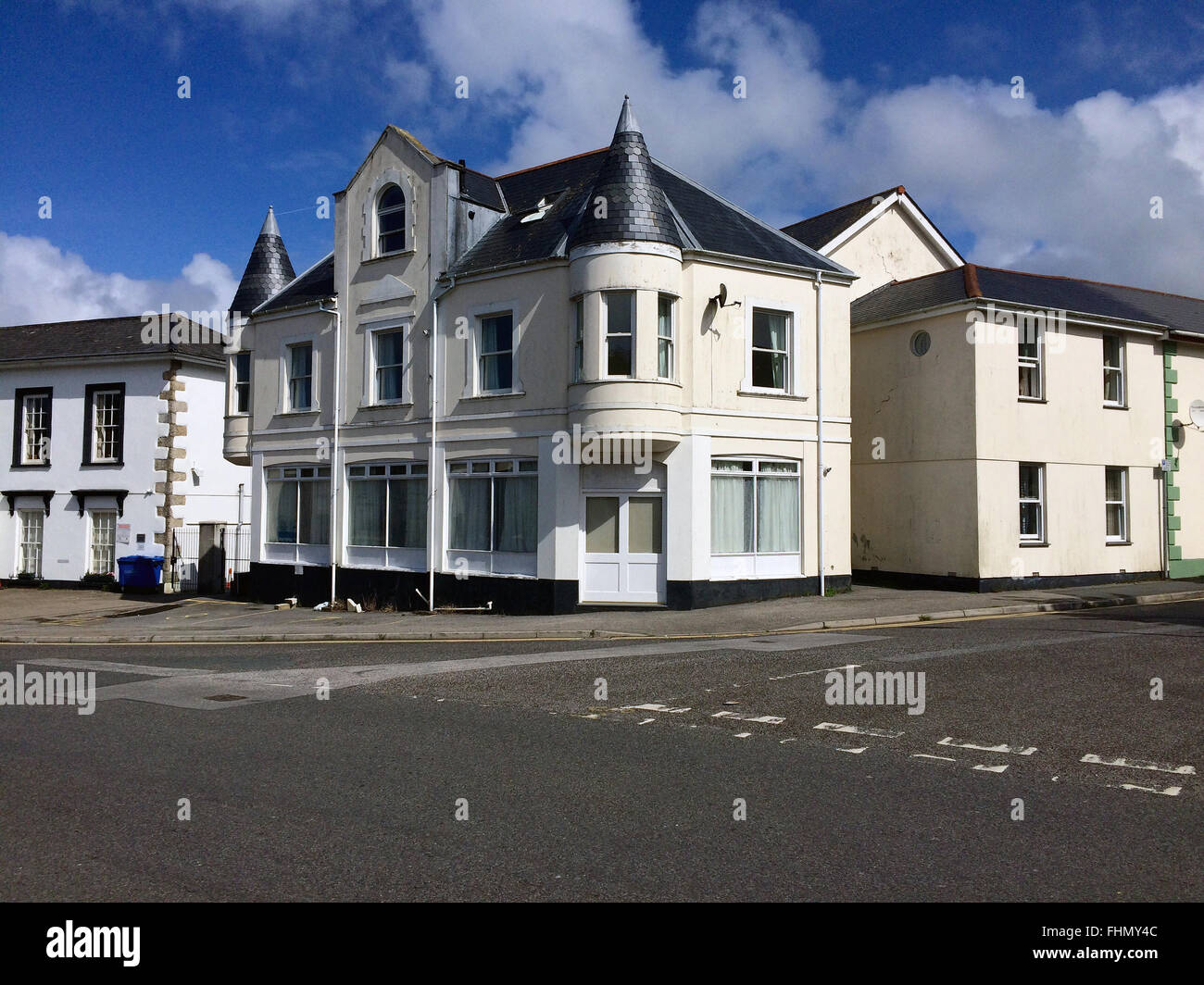 Listed building Camborne Cornwall Stock Photo - Alamy