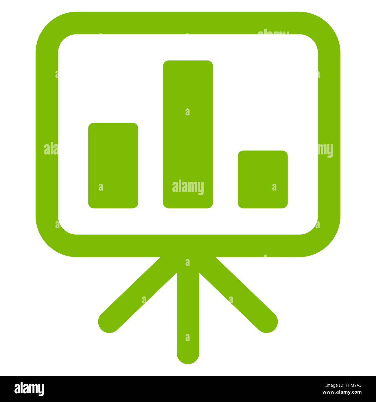 Charts green screen background Cut Out Stock Images & Pictures - Alamy