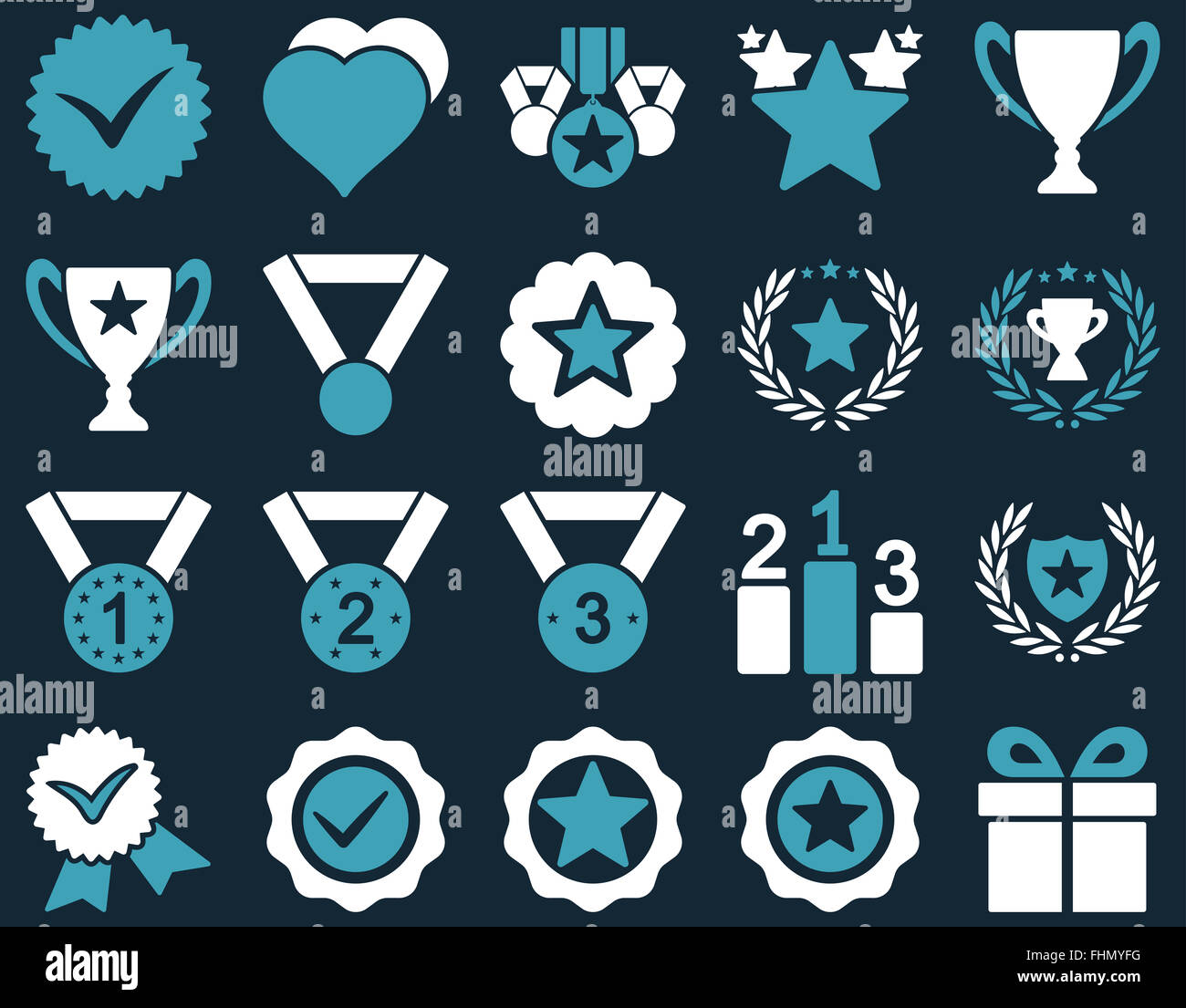 Competition amp; Success Bicolor Icons Stock Photo - Alamy