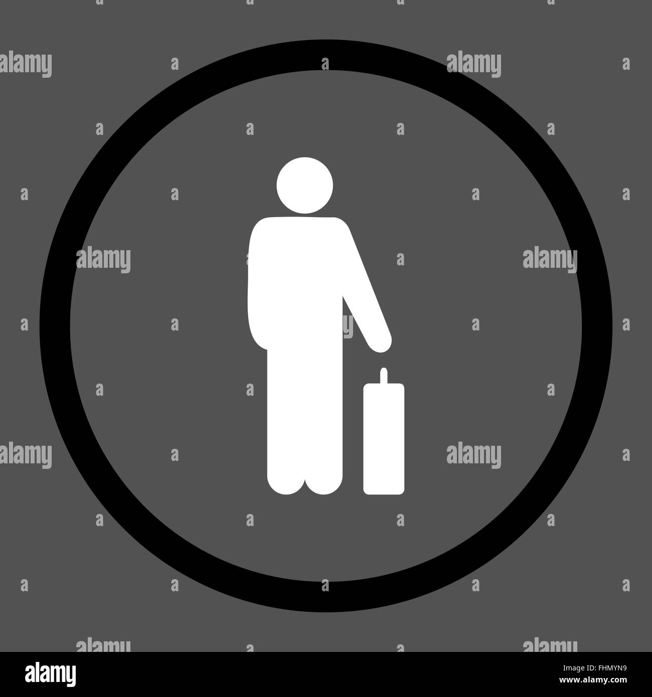 Man holiday briefcase Black and White Stock Photos & Images - Alamy