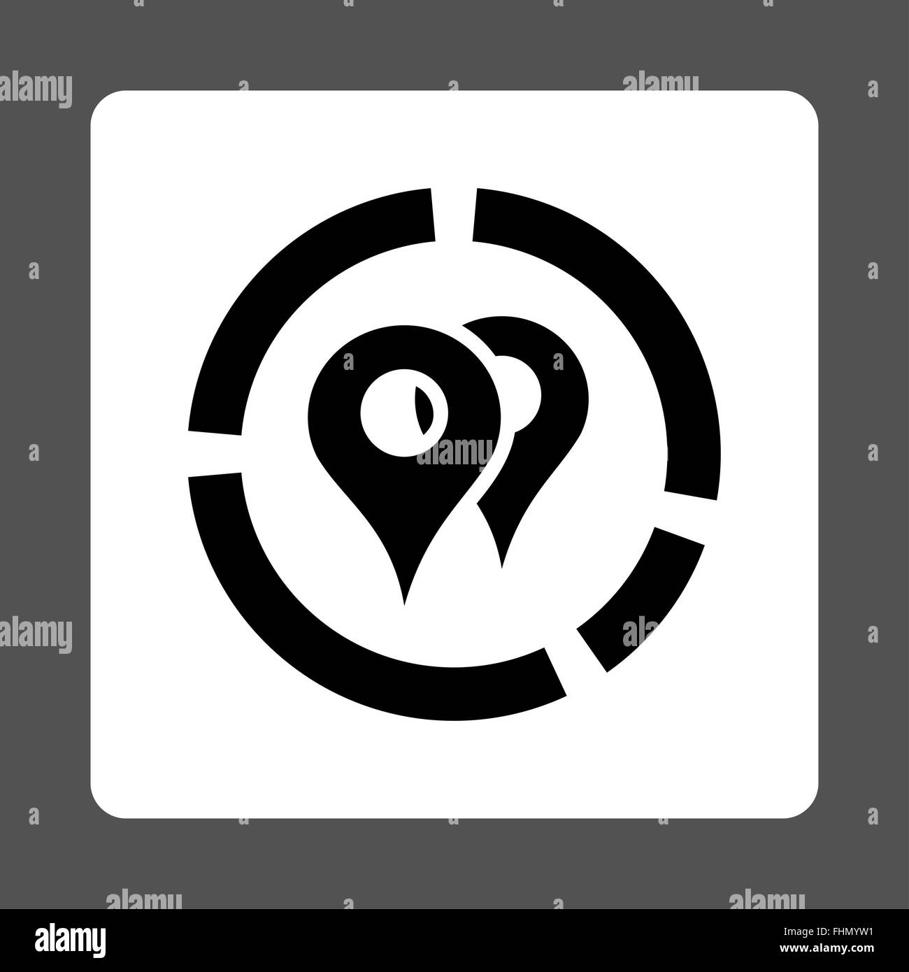 Geo Diagram Icon Stock Photo - Alamy