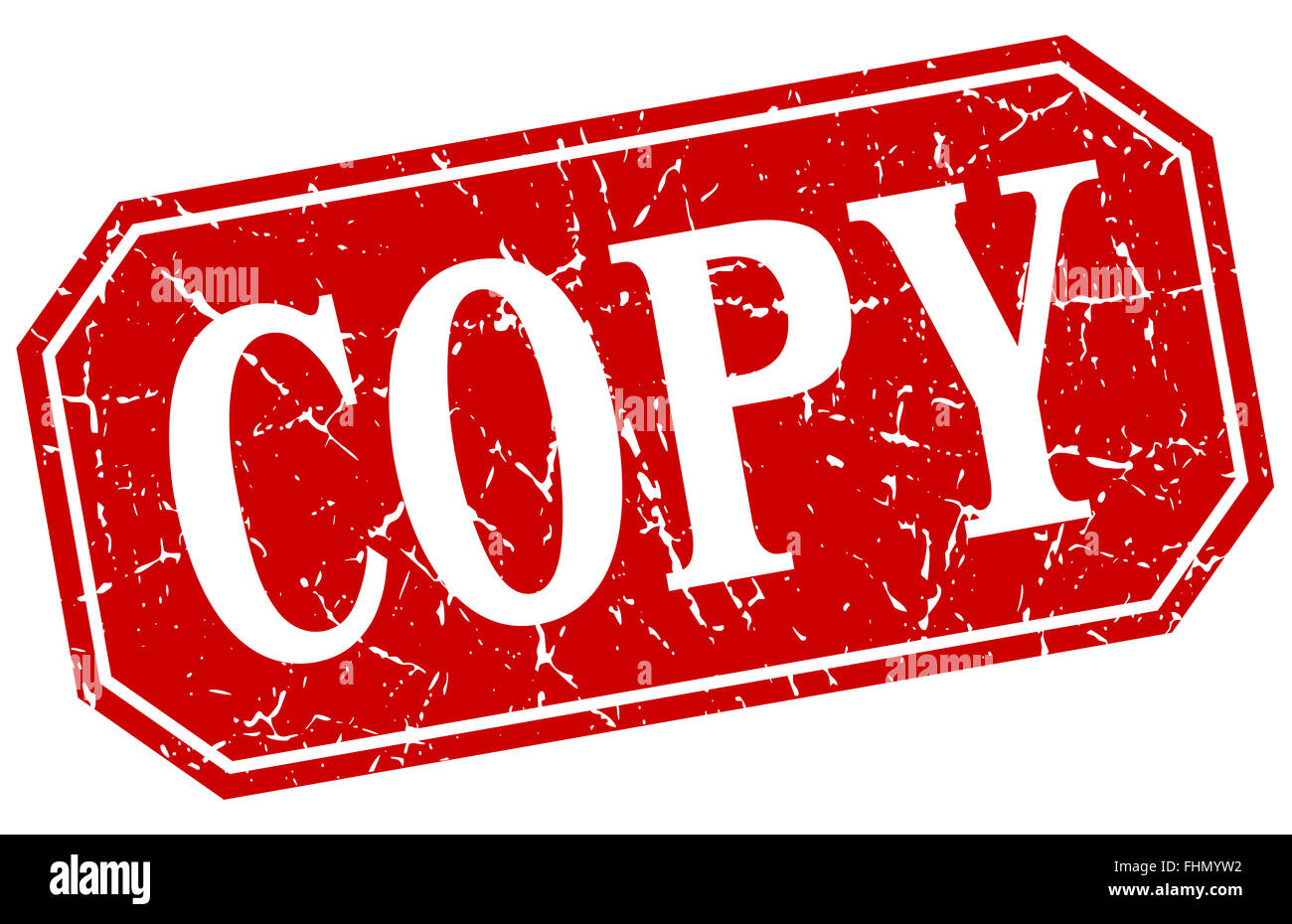 copy red square vintage grunge isolated sign Stock Photo - Alamy