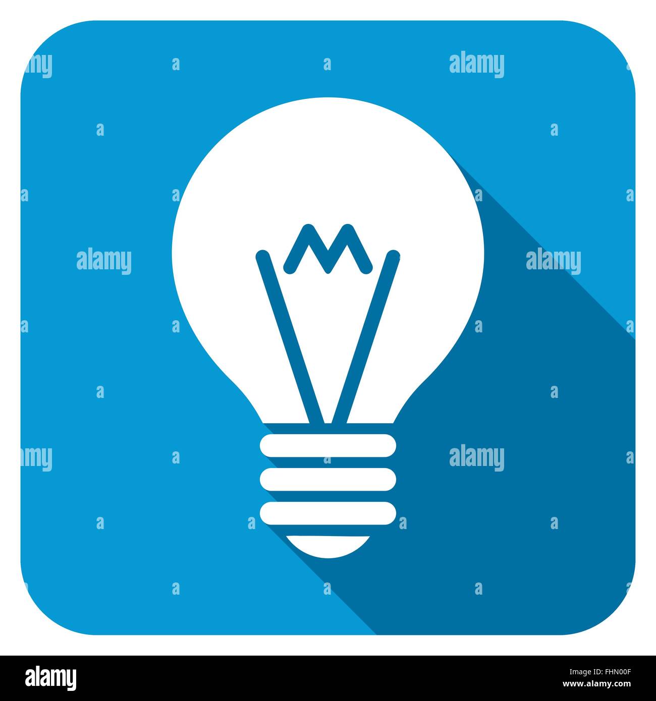 Hint Longshadow Icon Stock Photo - Alamy