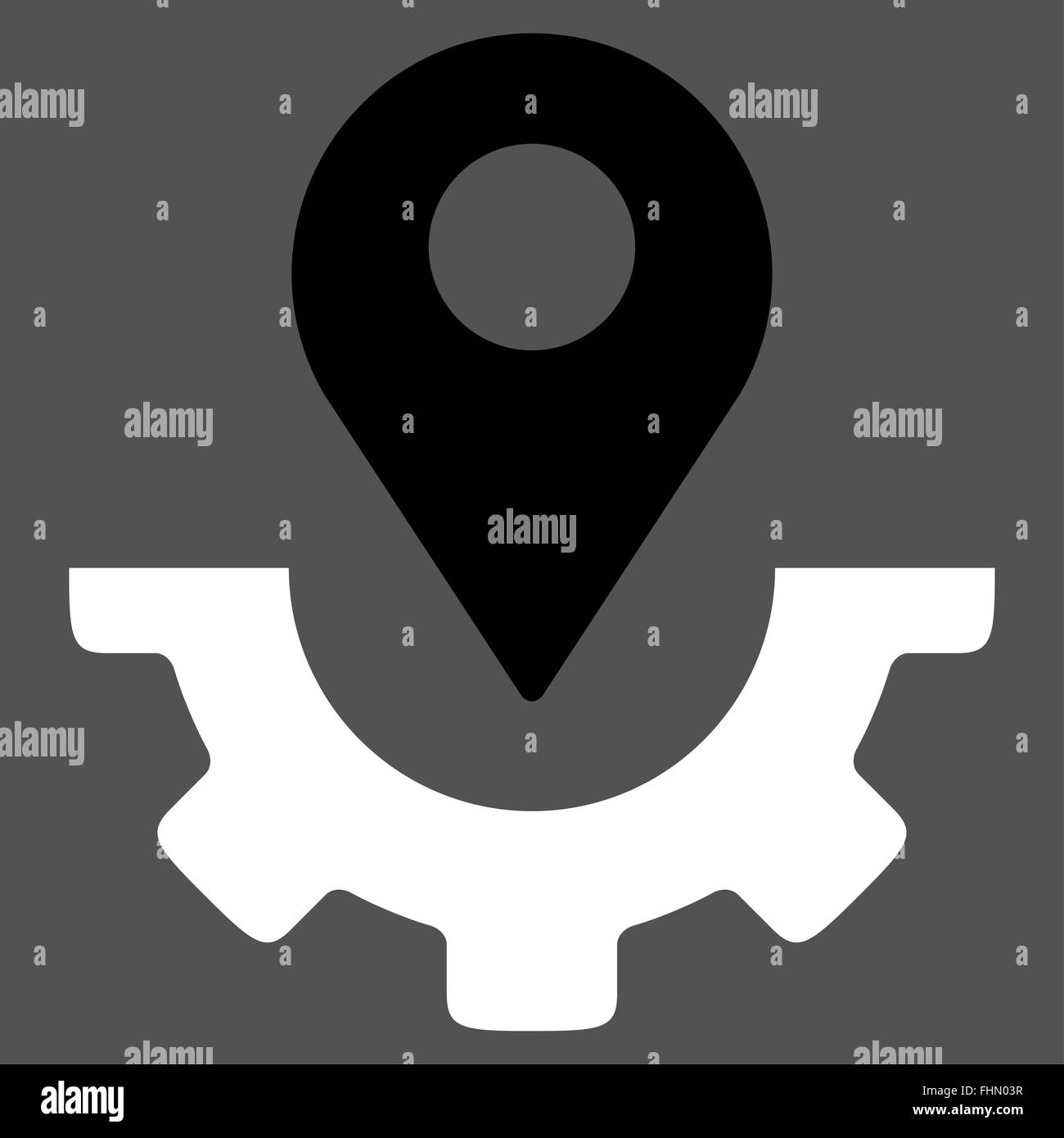 Service Map Marker Icon Stock Photo - Alamy