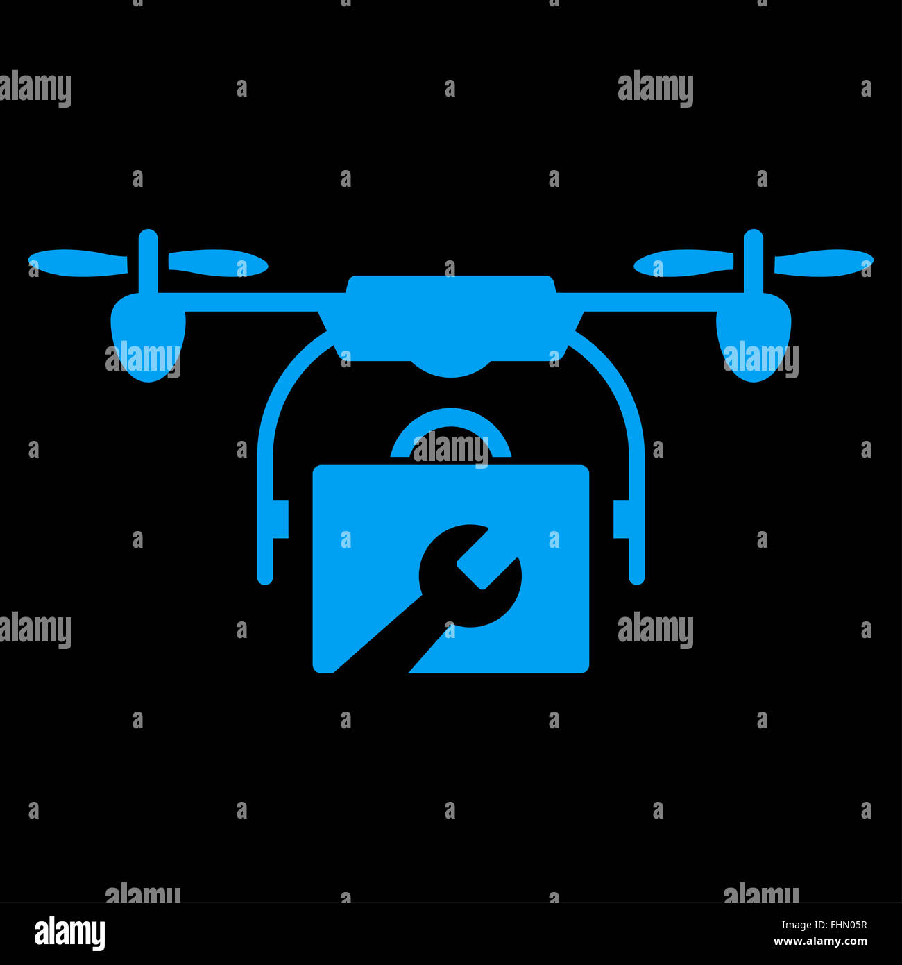 Service Drone Icon Stock Photo - Alamy